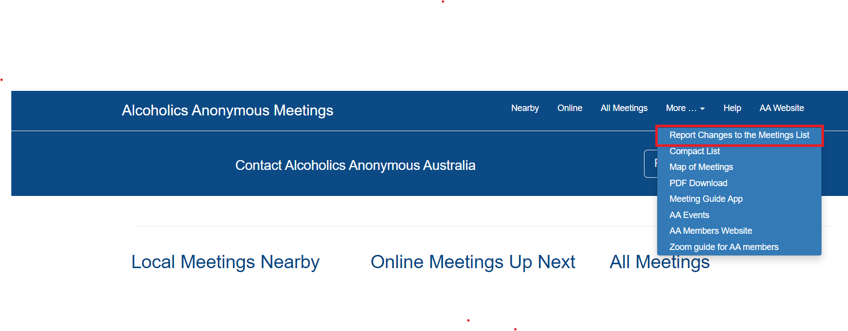 How to add a new meeting to this website – Alcoholics Anonymous Meetings